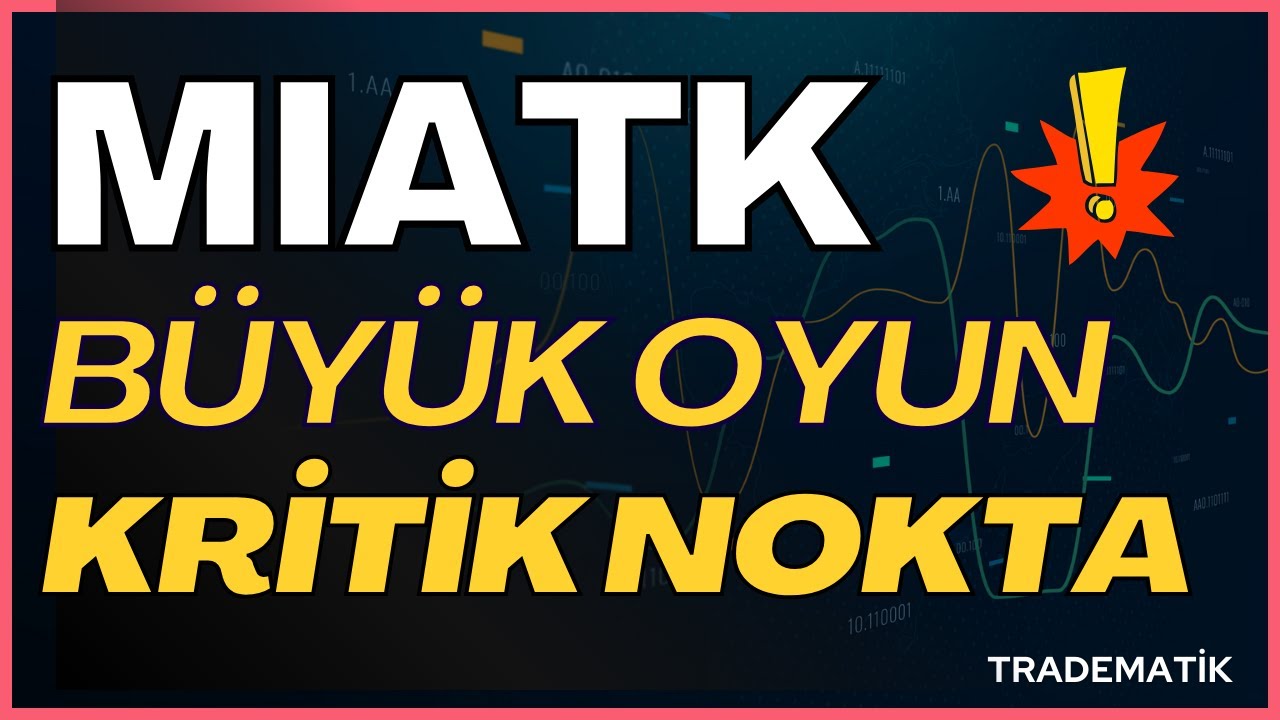 Mia Teknoloji de BÜYÜK OYUN!! – Miatk Teknik Analiz - Miatk hisse ...