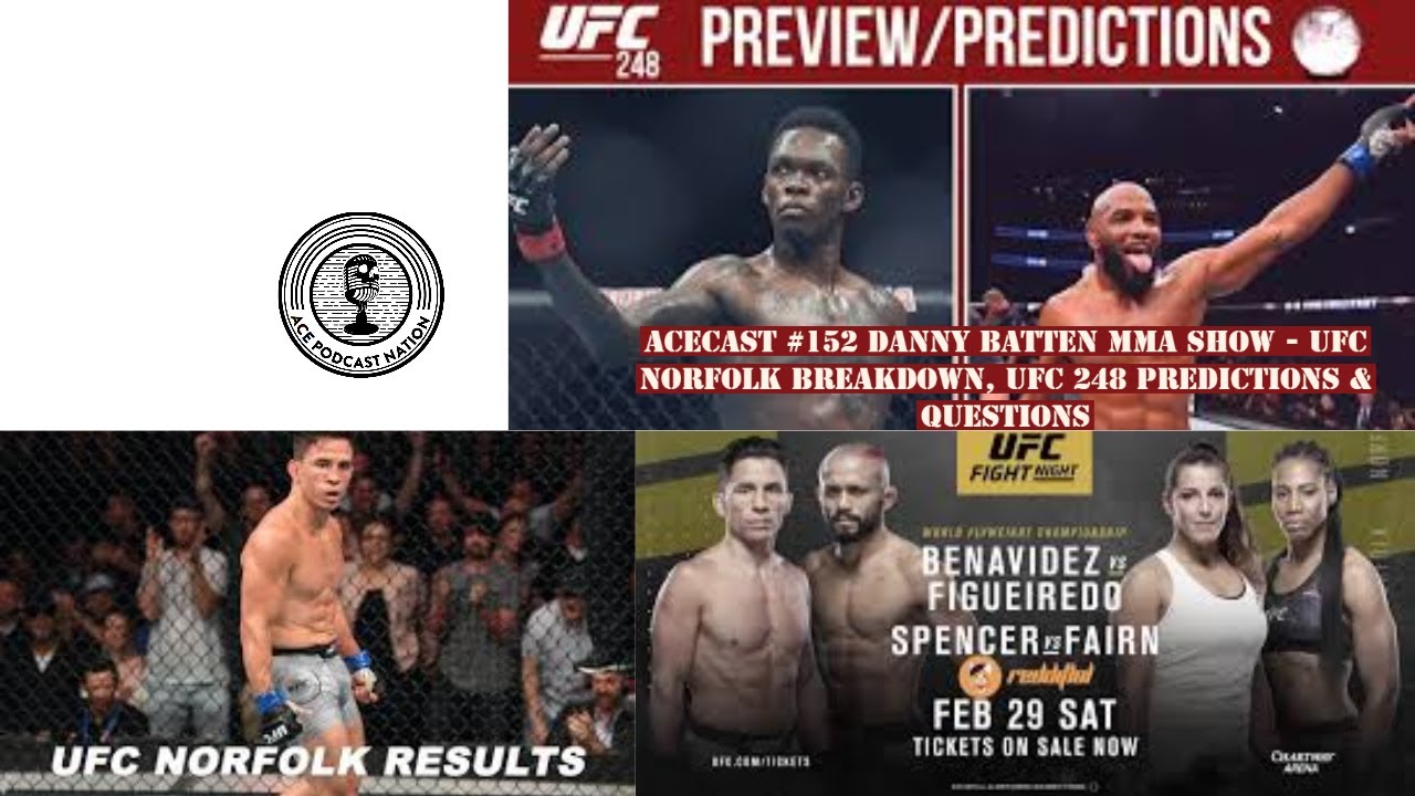 ACEcast #152 Danny Batten MMA Show #9 UFC Norfolk - YouTube