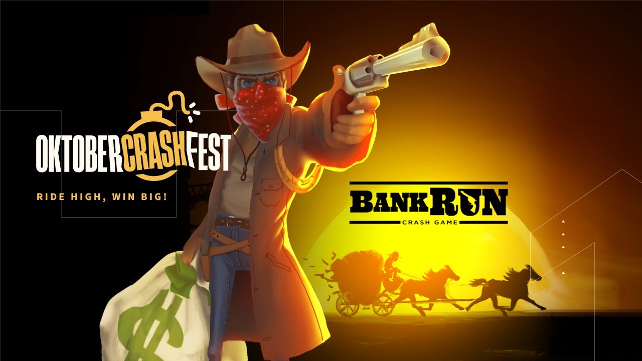 Bank Run 🤠🐎 Crash Game | Oktober Crash Fest💥GoldenRace - YouTube