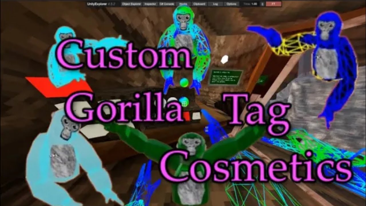 gorilla tag cosmetic mods (coolest stuff pt3) - YouTube