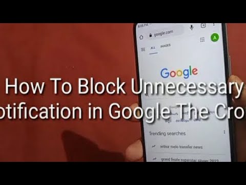 how to we block unnecessary notification in google or chrome - YouTube