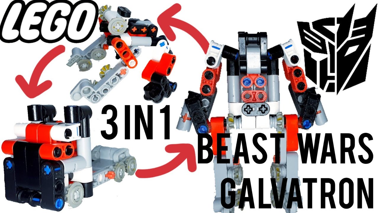 Lego Transformers AOE Galvatron Becomes Beast Warrior BrickFilm Lego ...