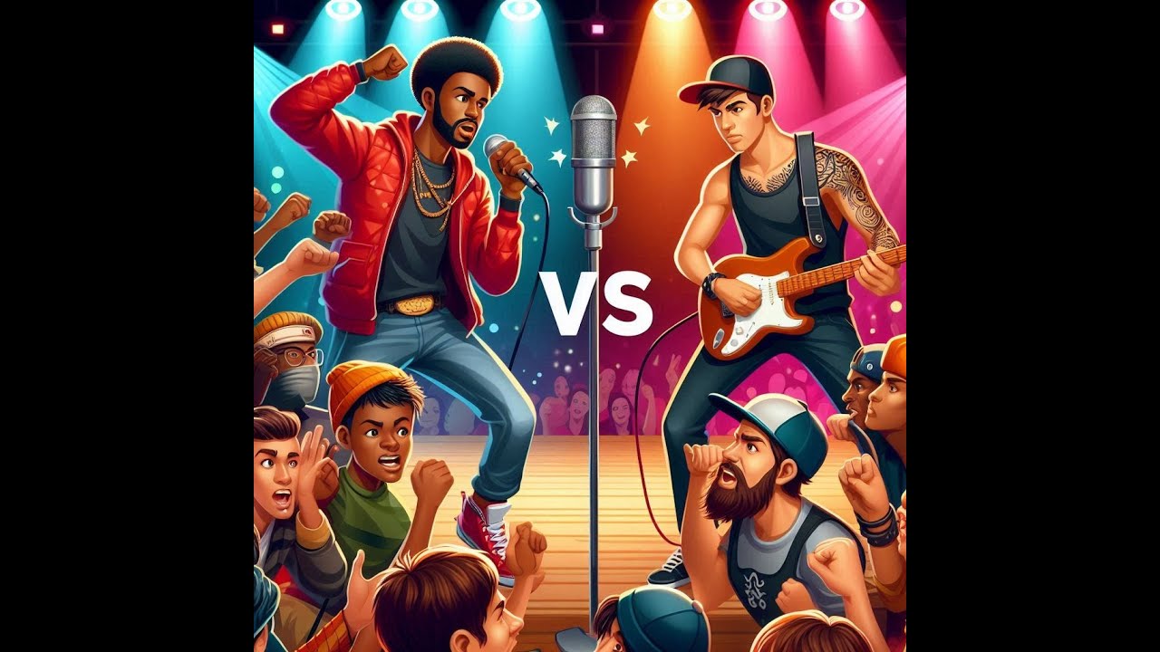 Rap vs Rock #ai #musica #batalhaderimas - YouTube