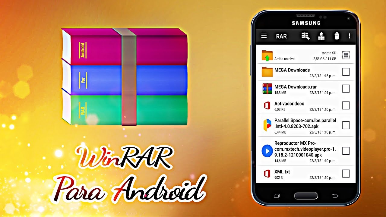 Como Utilizar WinRAR En Android [Estudio A] - YouTube