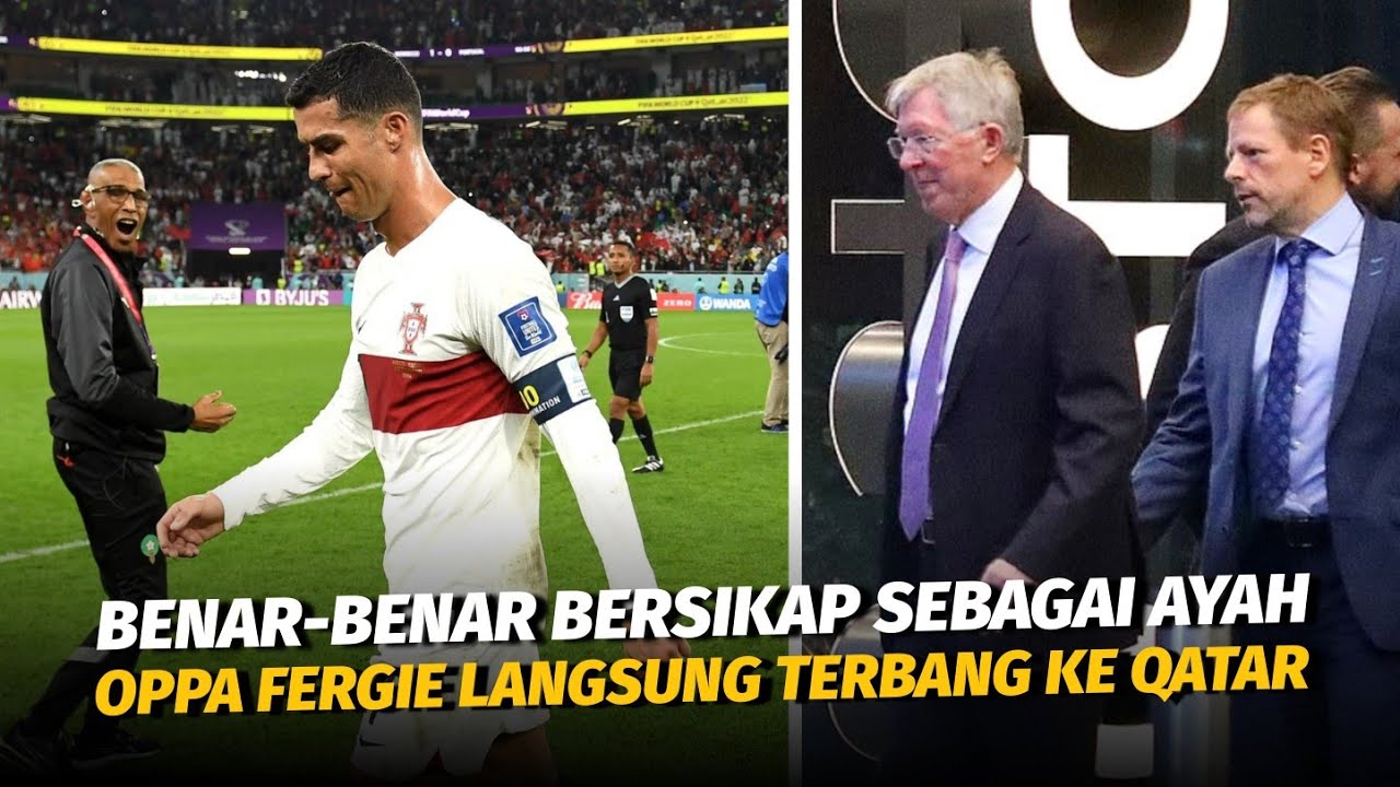 LANGSUNG TERBANG KE QATAR 🥺 Begini Reaksi Sir Alex Saat Melihat Ronaldo ...