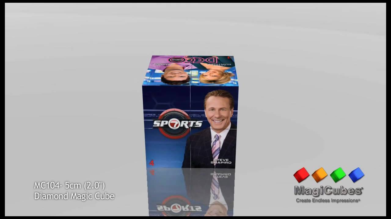 Magic Diamond 3D Cube Promotional Product for desktop advertising - YouTube