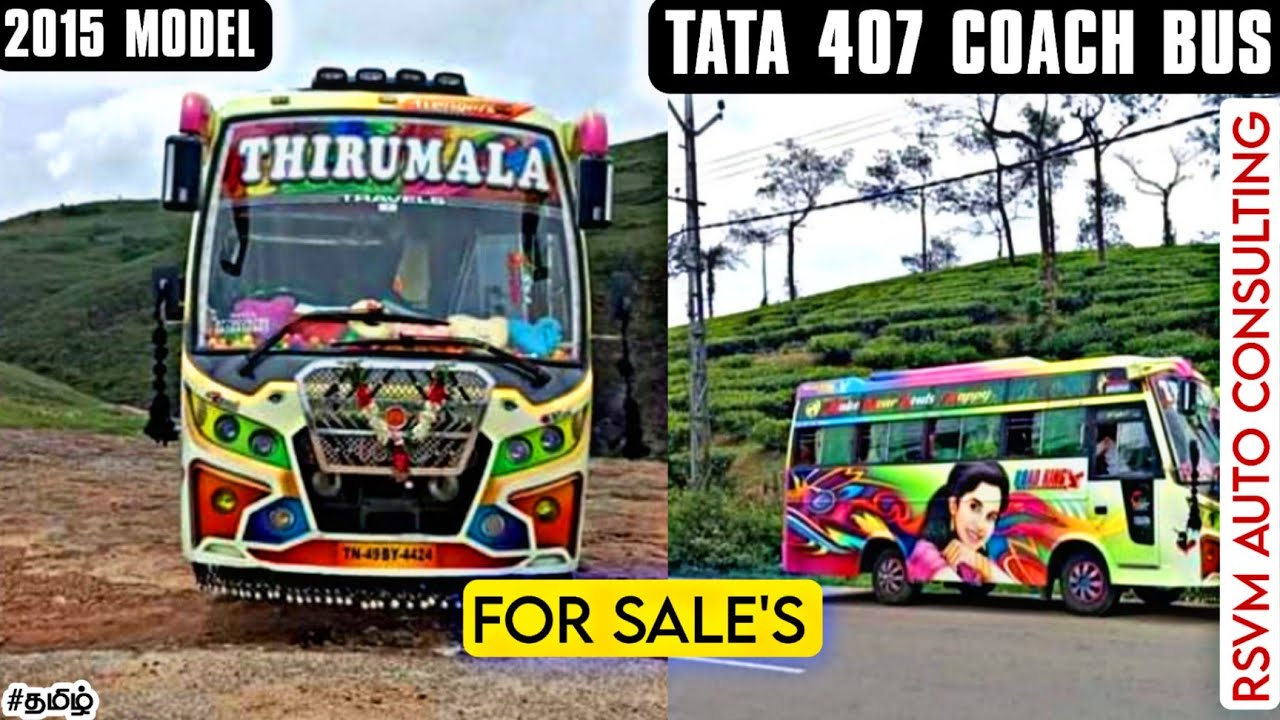 TATA 407 COACH VAN for sale's | 2015 Model |🔥 Rs sri velmurugan auto💥 ...