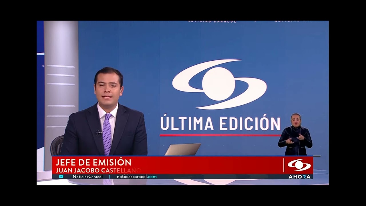 noticias caracol última edición 28 07 2023 cierre José Miguel Polanco ...