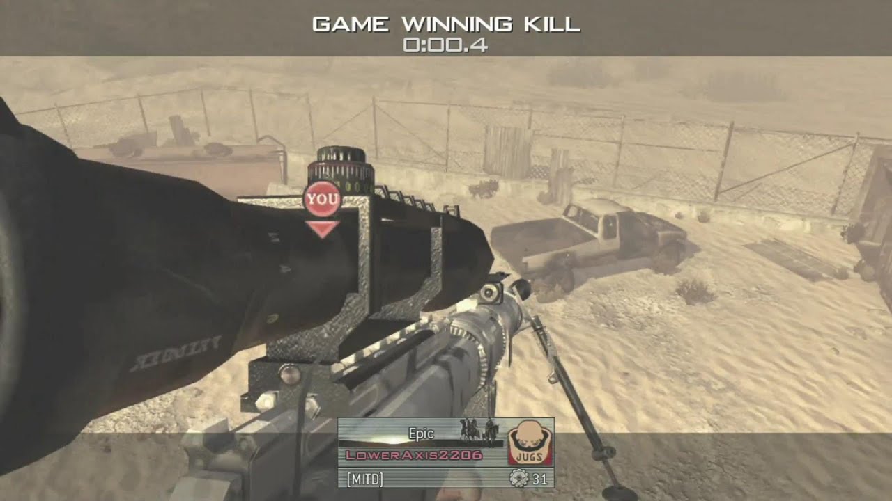 Modern Warfare 2 Multiplayer Quick Scope Montage - YouTube