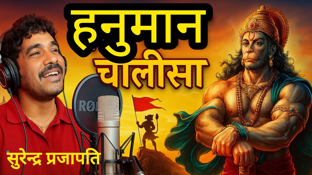 शक्तिशाली हनुमान चालीसा 🔥 | Surendra Prajapati की दिव्य आवाज़ | Must ...