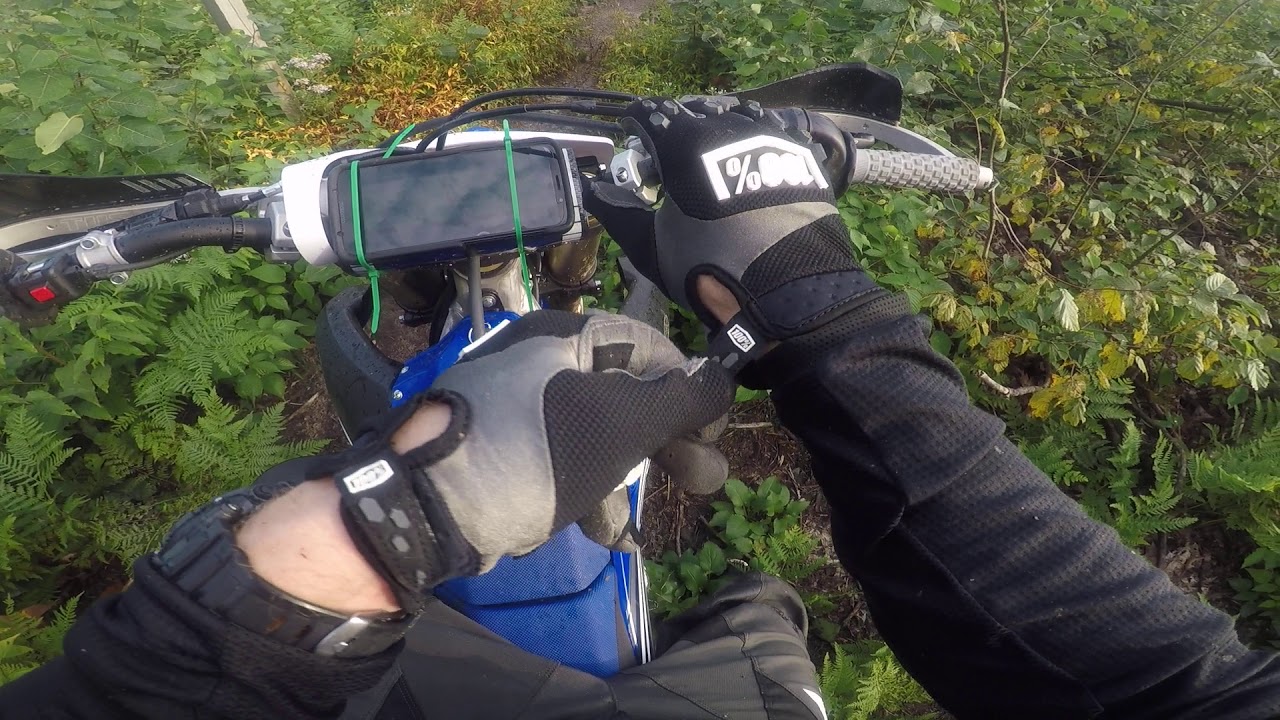 Evart Motorcycle Trail logging section - YouTube