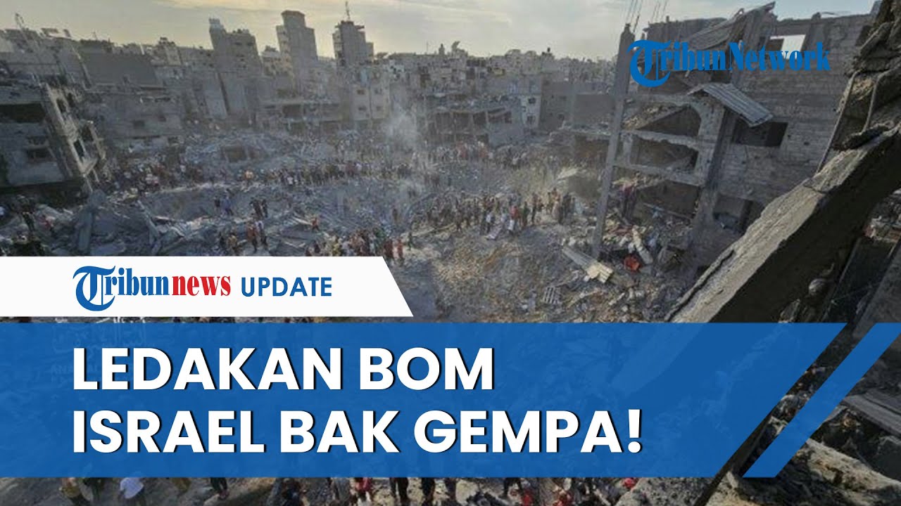 KEJAM! Israel Jatuhkan 6 Bom Masing-masing 1 Ton di Kamp Pengungsi ...
