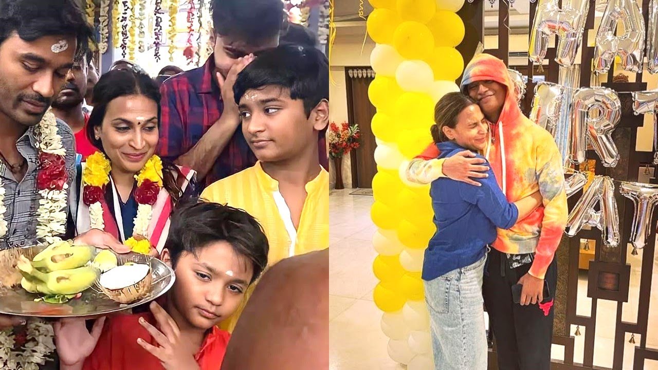 Actor Dhanush Son Yathra Raja Birthday Celebration & Happy Moments ...