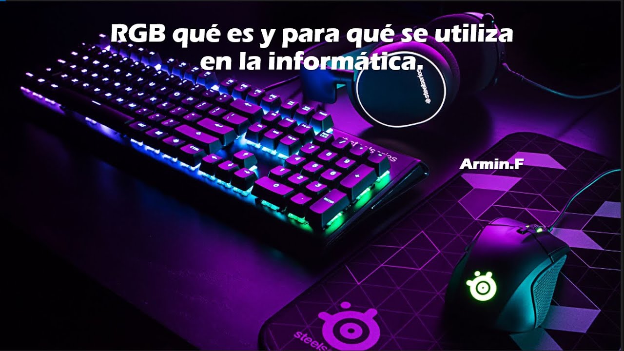 RGB qué es y para qué se utiliza en la informática. - YouTube