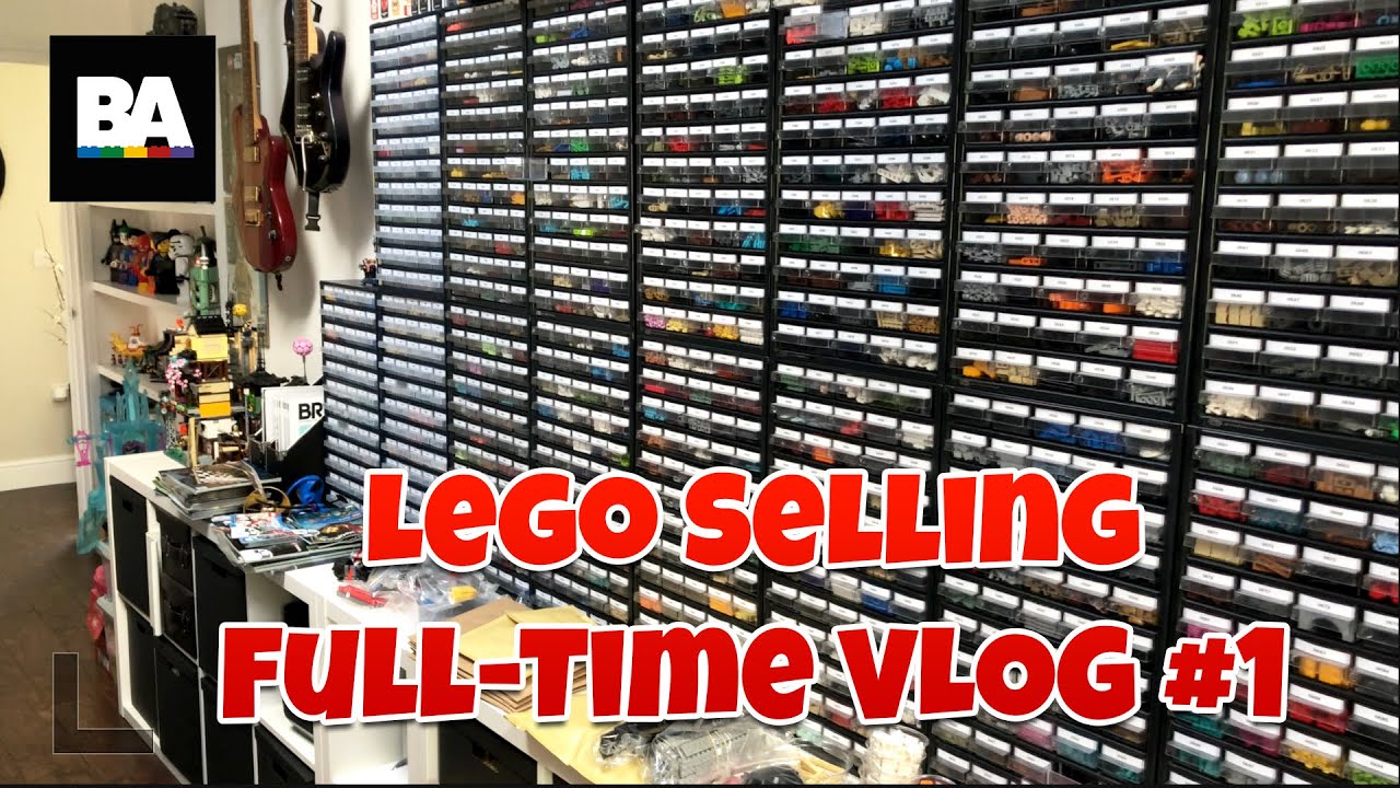 The life of a FULL TIME Lego seller VLOG #1 - Bricklink , Brickowl ...