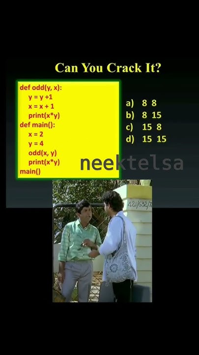 Can You Crack It Comment Your Answer Codingisfun Python Programming Coder Coderlife 