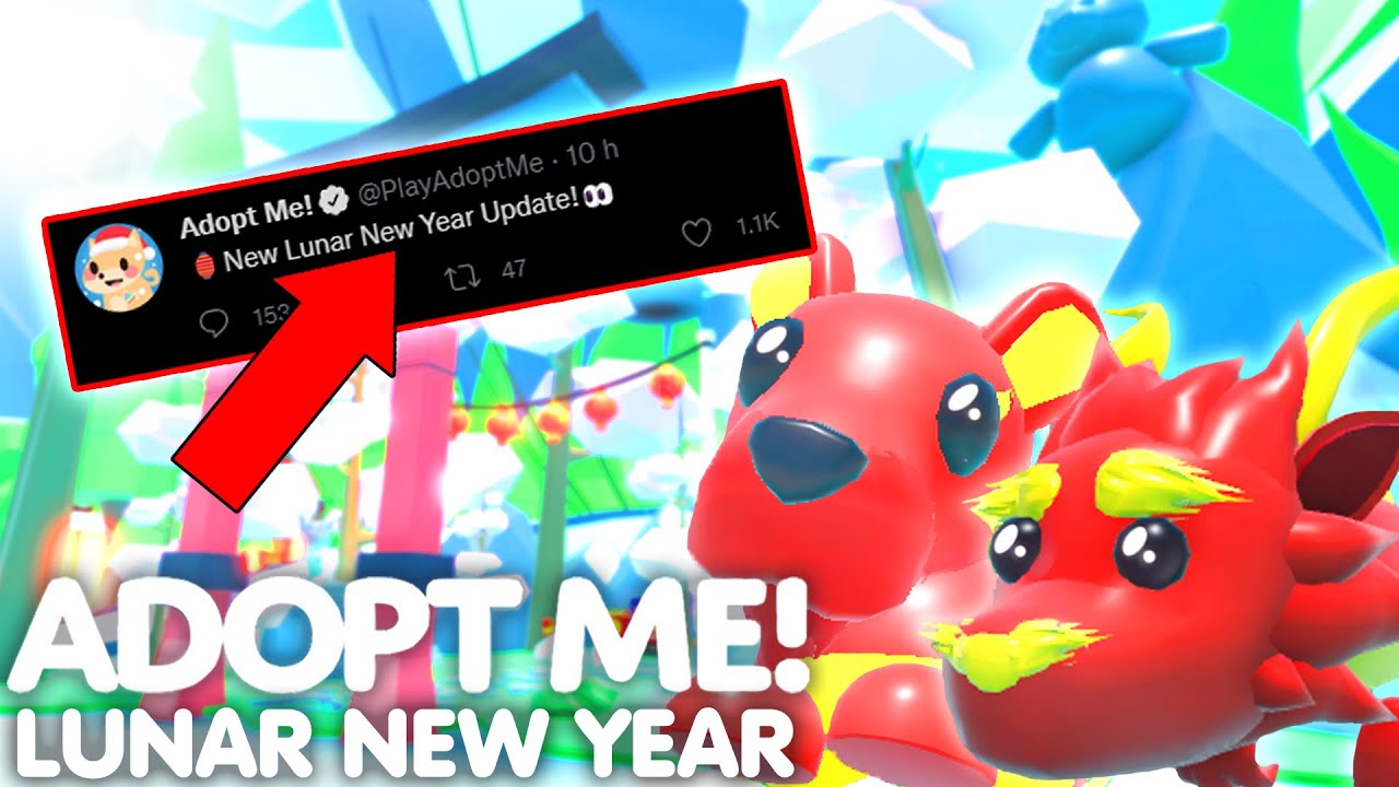 🏮*NEW* LUNAR NEW YEAR UPDATE RELEASE!🐲 ADOPT ME ALL NEW PETS & NEW ...
