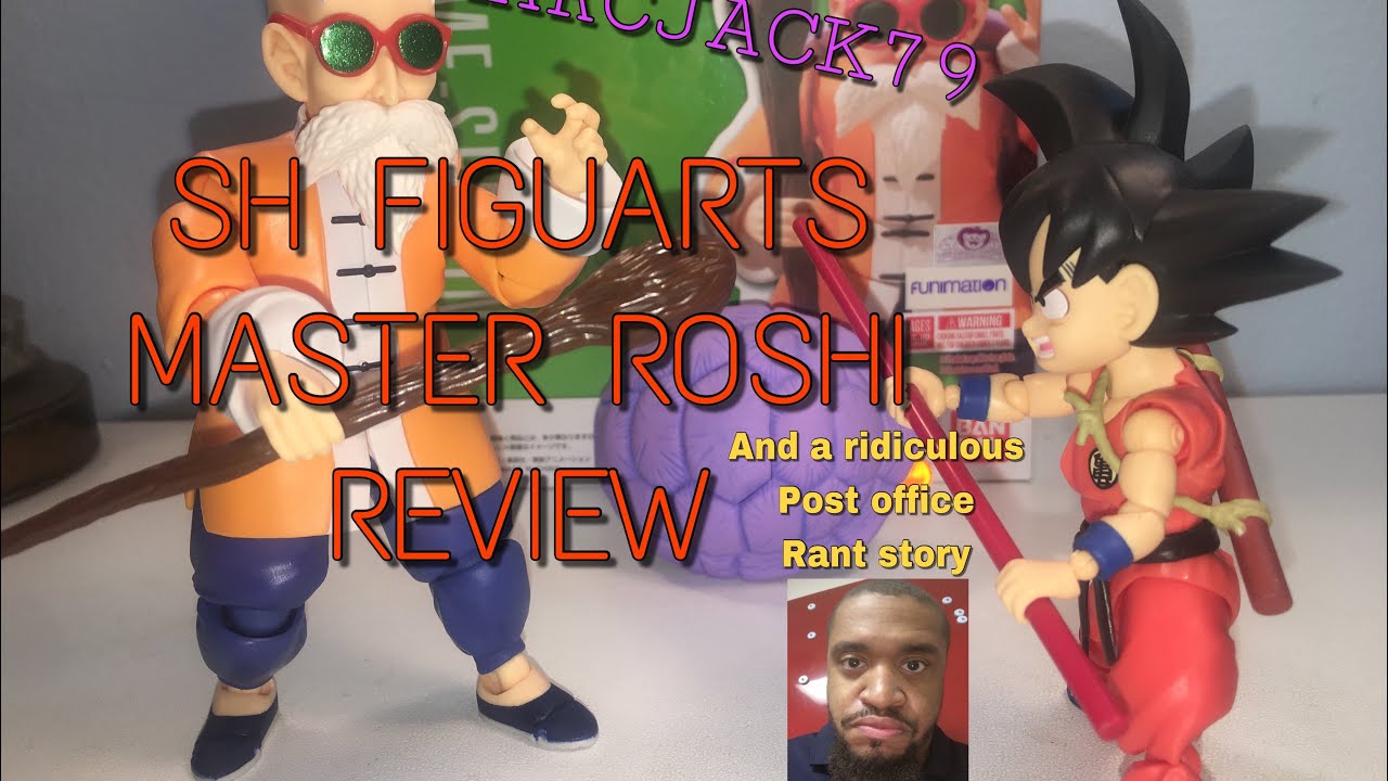 SH Figuarts Master Roshi Review and a crazy post office Rant - YouTube