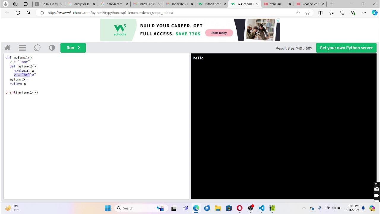Python Video Tutorial 22 - Scope - YouTube