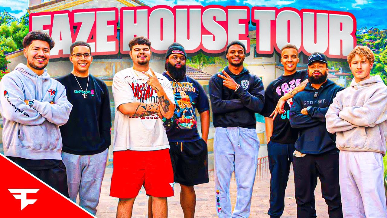 I MOVED INTO THE NEW FAZE HOUSE ! (ROOM TOUR) - YouTube