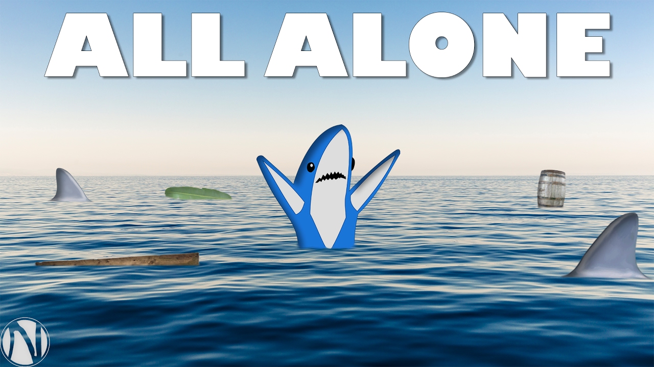 Raft | ALONE AND SO SCARED!! - YouTube