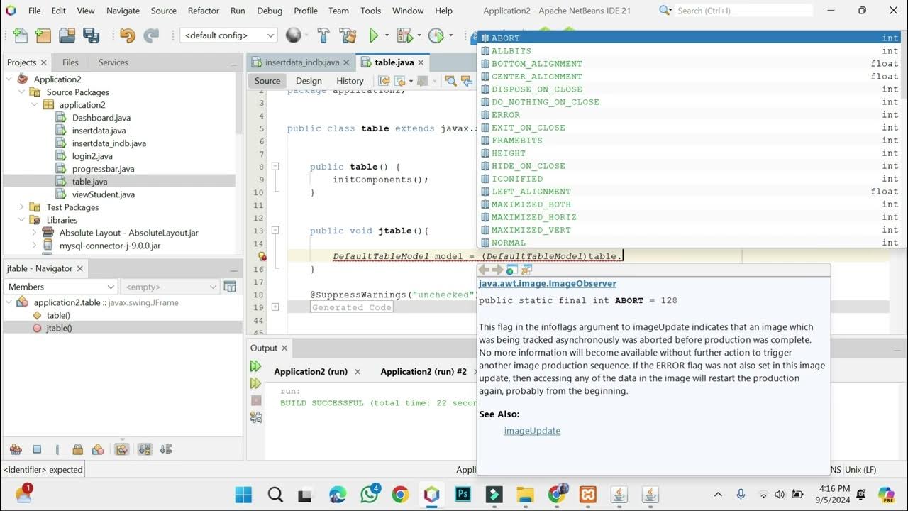 How to Retrieve Data From Database to JTable - YouTube