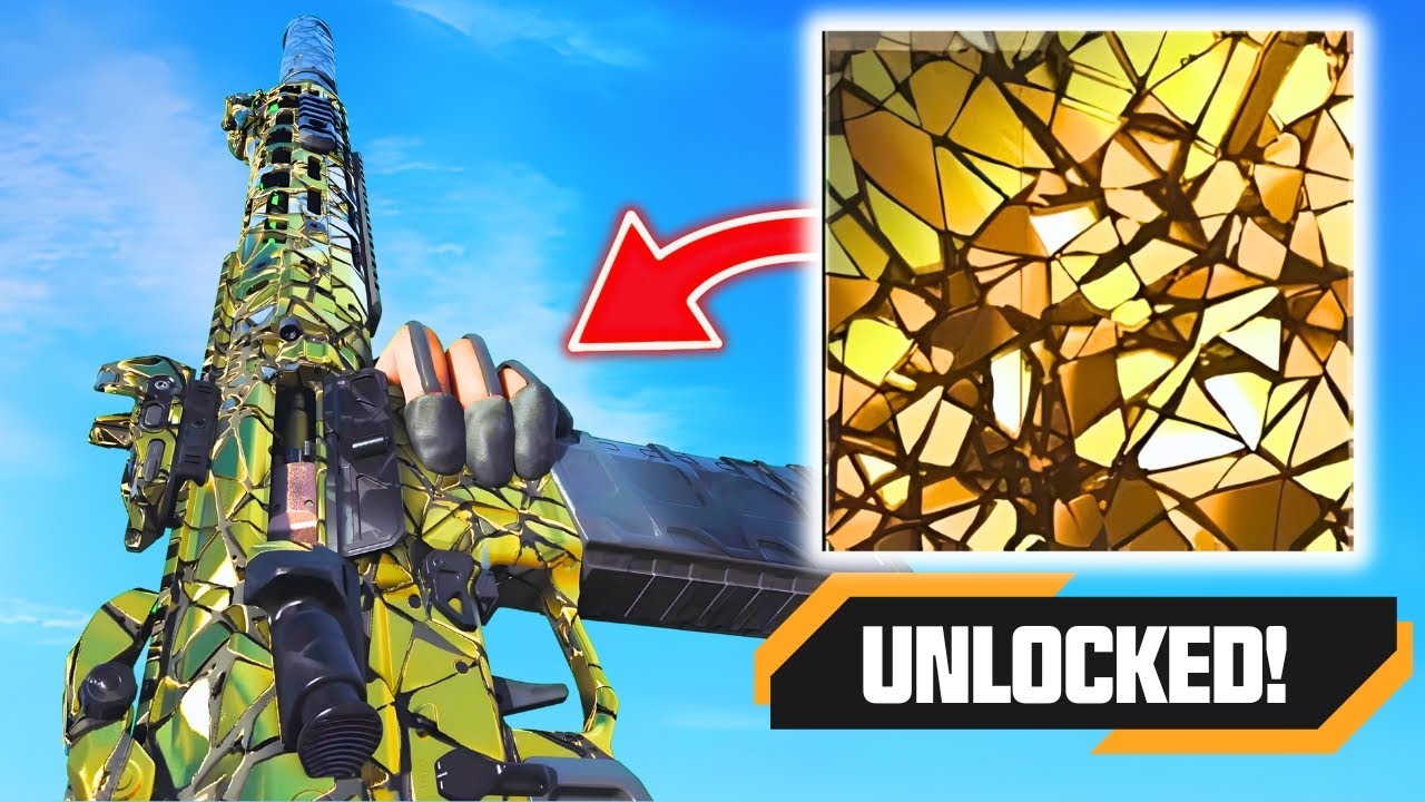 I Unlocked MY FIRST Shattered Gold Camo in Black Ops 7! - YouTube