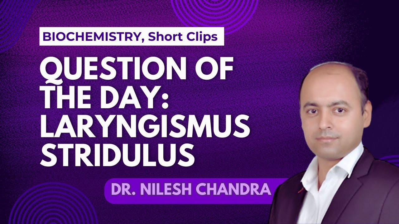 Question of the day: Laryngismus Stridulus - YouTube