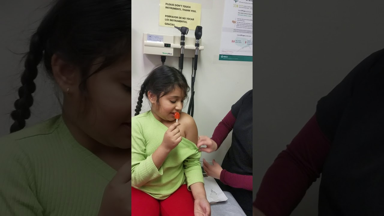 Flu shot no cry at all - YouTube