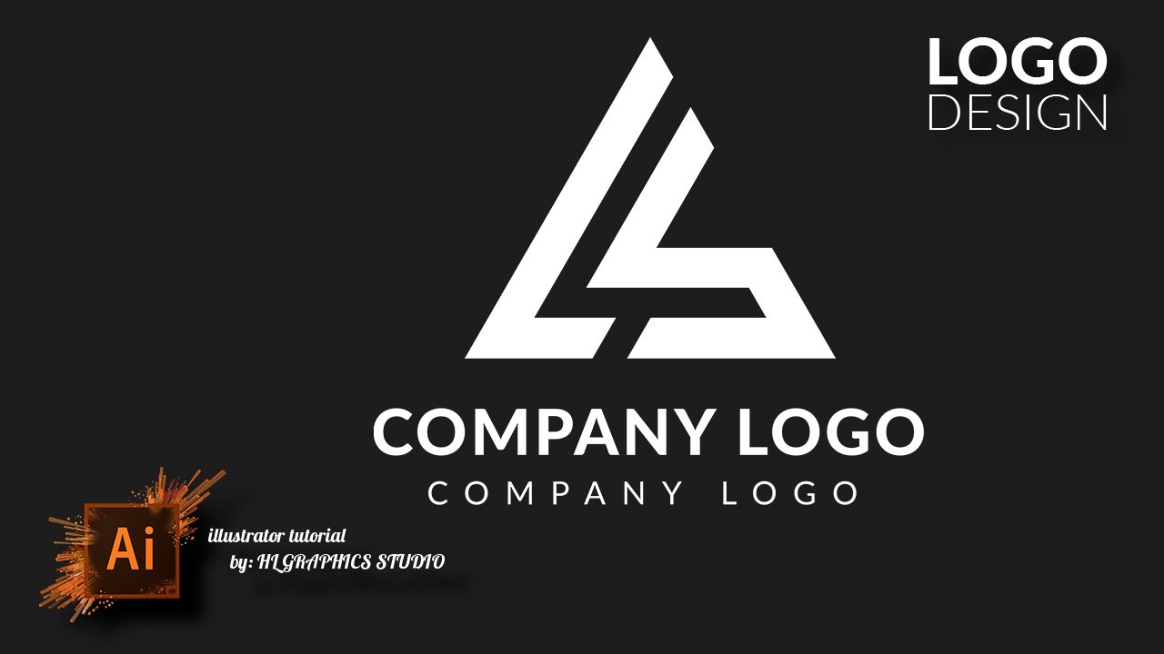 HOW TO L + S logo design - Adobe illustrator tutorial ( HLG STUDIO ). - YouTube