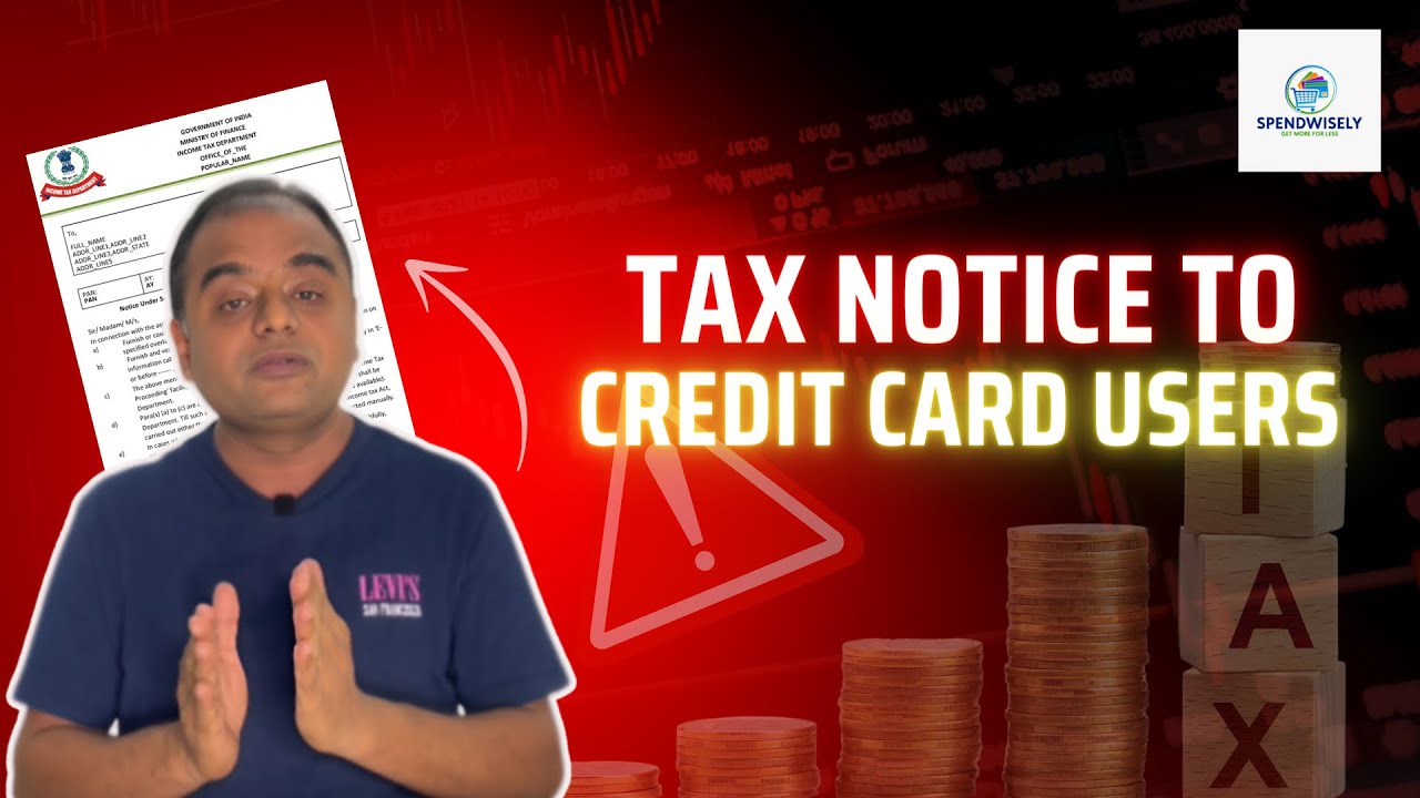 Credit Card Income Tax Notice | Income Tax Notice to Credit Card Users ...