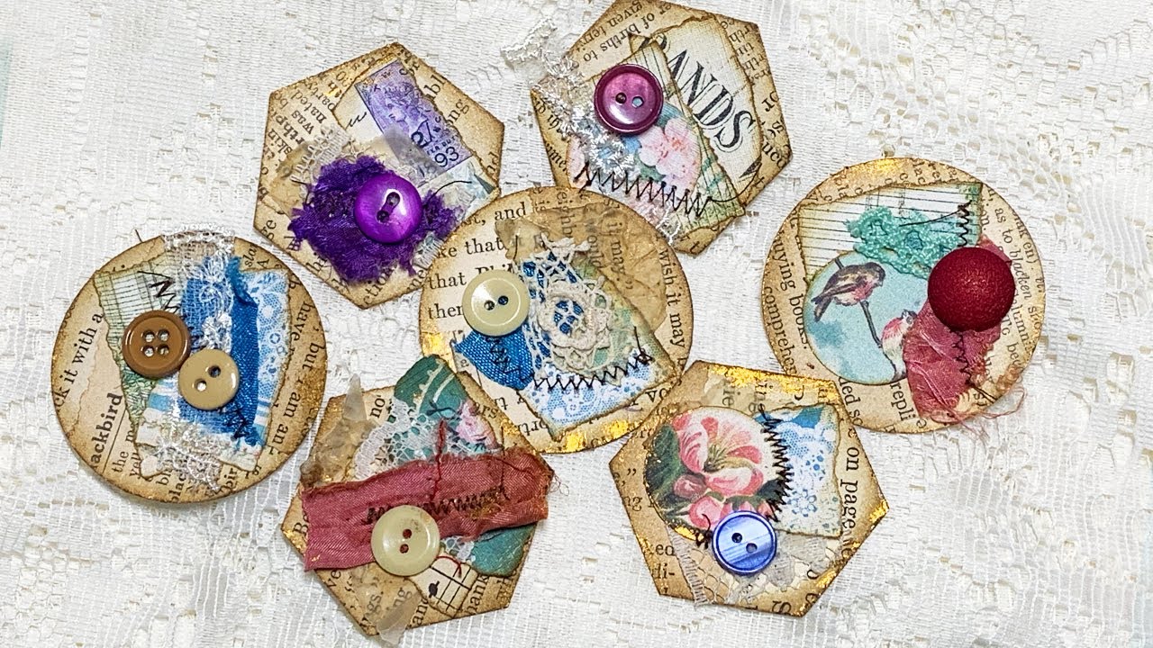 Tutorial: Cluster Tabs // Using up Book Pages & Scraps - YouTube