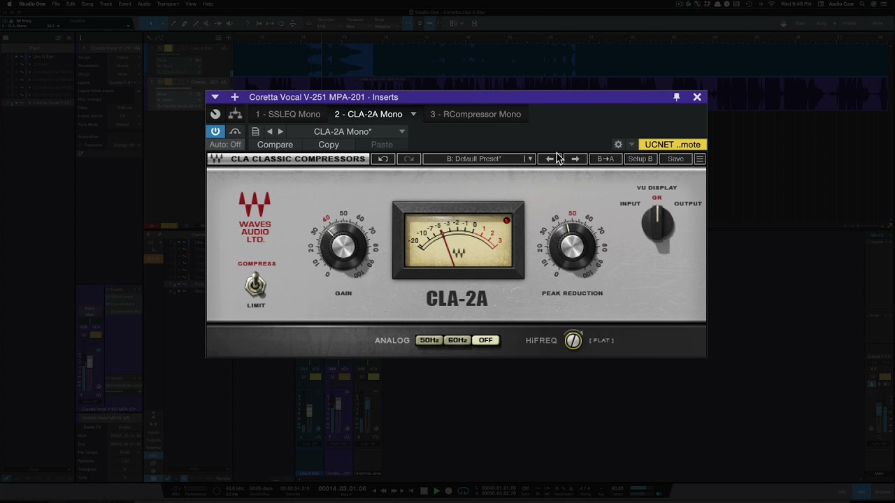 2 different ways to use the Waves CLA-2A - YouTube