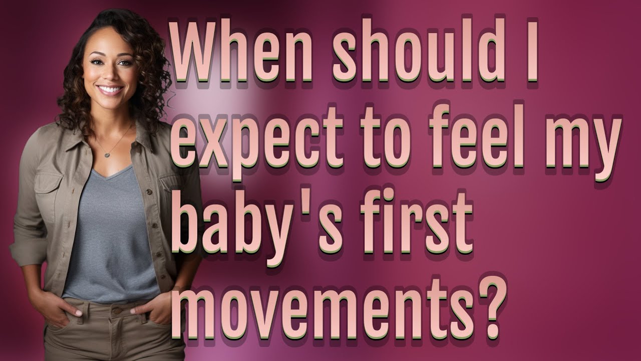 When should I expect to feel my baby's first movements? - YouTube