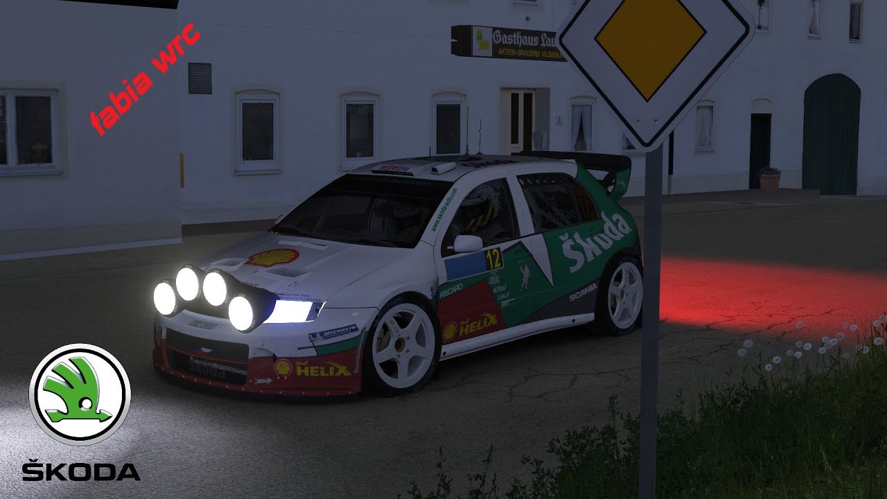 Super mods Skoda Fabia WRC Assetto Corsa - YouTube