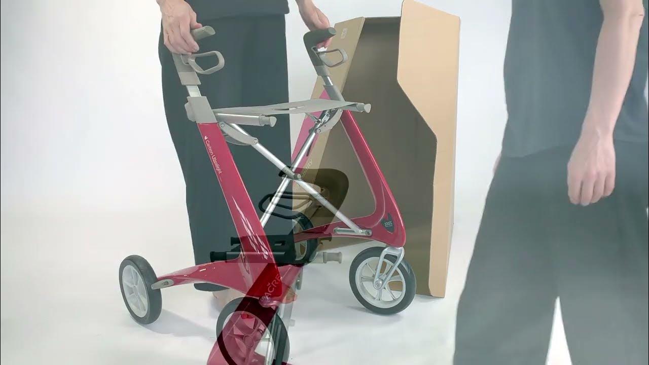 Carbon Ultralight byACRE | El Rollator más ligero del mercado 4,8 kg | Accessible Madrid - YouTube
