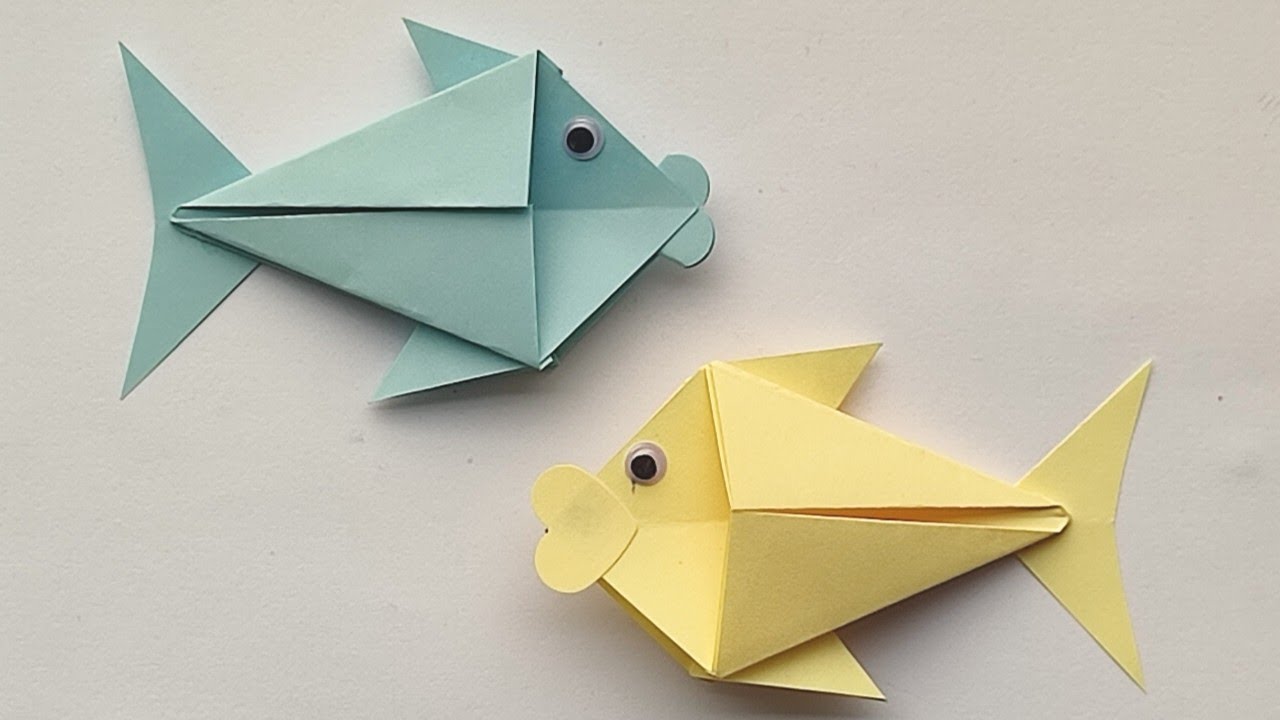 DIY Paper Fish 🐟🐠 | Paper Fish Craft | Paper Fish Making Ideas | Easy ...