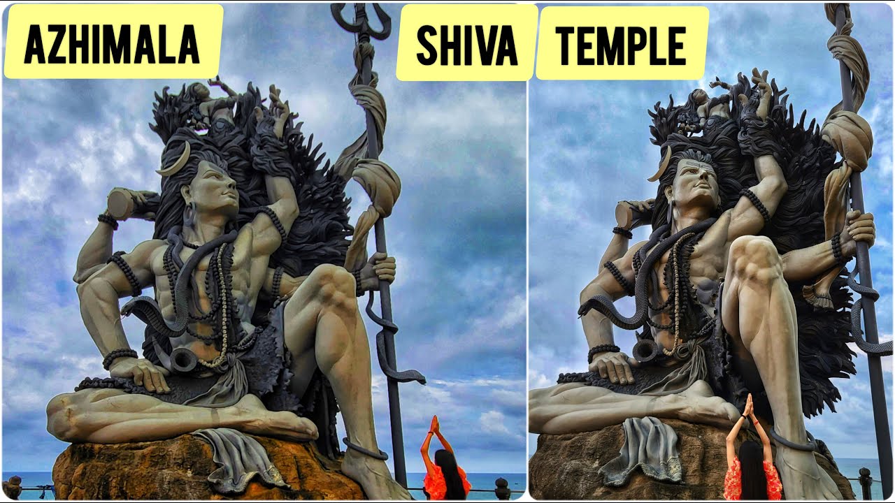 BIGGEST SHIVA STATUE IN KERALA| AZIMALA SHIVA TEMPLE|THIRUVANANTHAPURAM ...