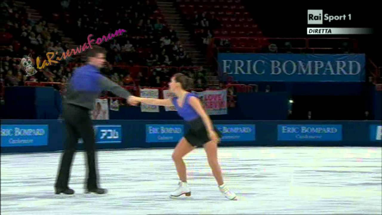 ISU Trophée Bompard PAIRS -4/8- Jessica DUBE Sebastien WOLFE FP - 19/11 ...