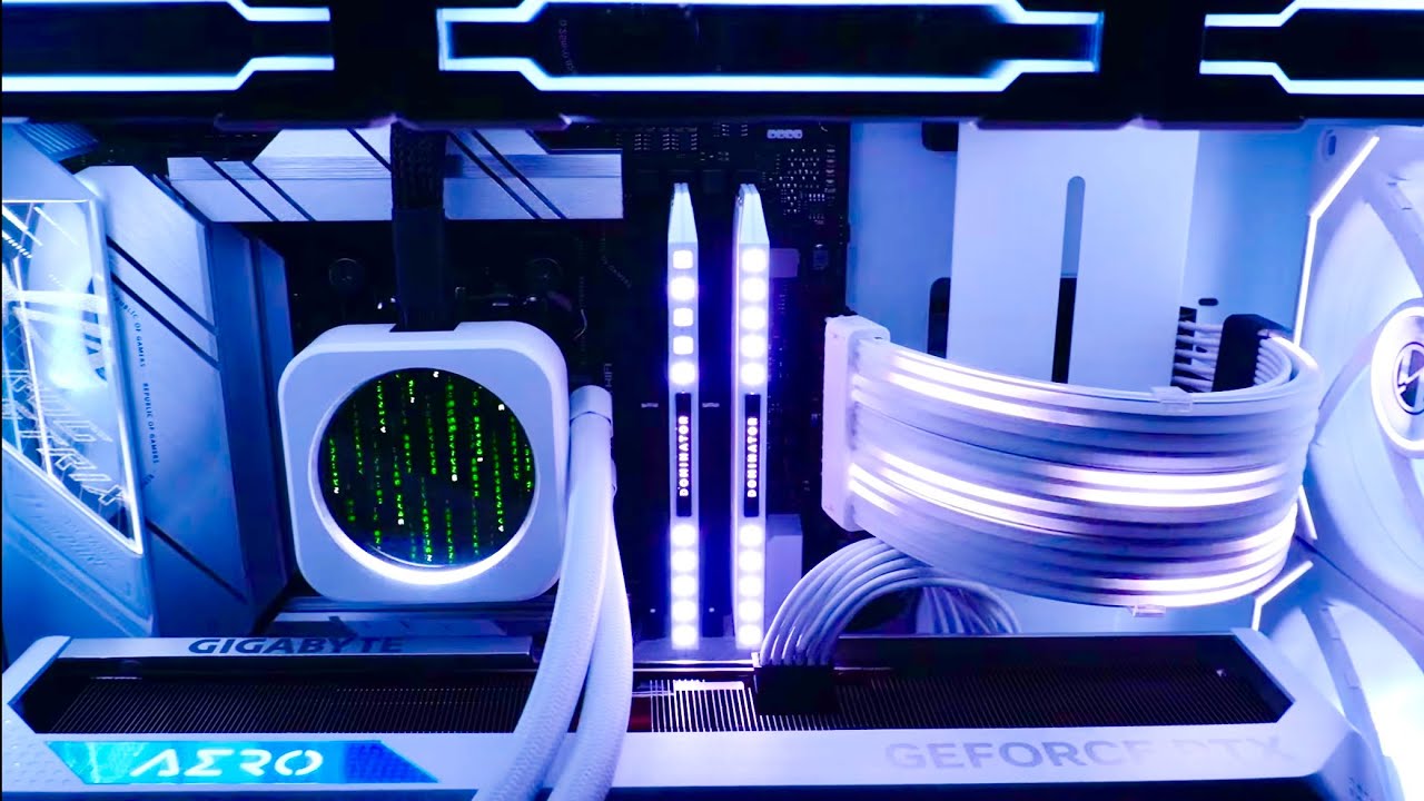 White Silver Gaming PC Build 2023 - YouTube