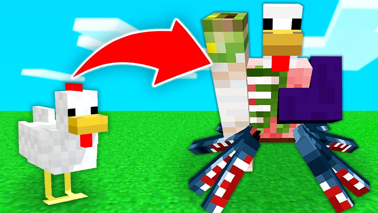 ESTE POLLO EXISTE EN MINECRAFT! 🐔🤣 - YouTube