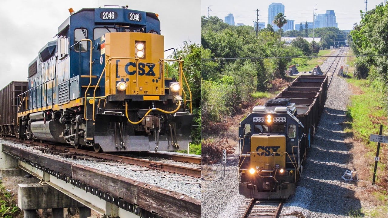 CSX O701 Action around St. Petersburg! - YouTube