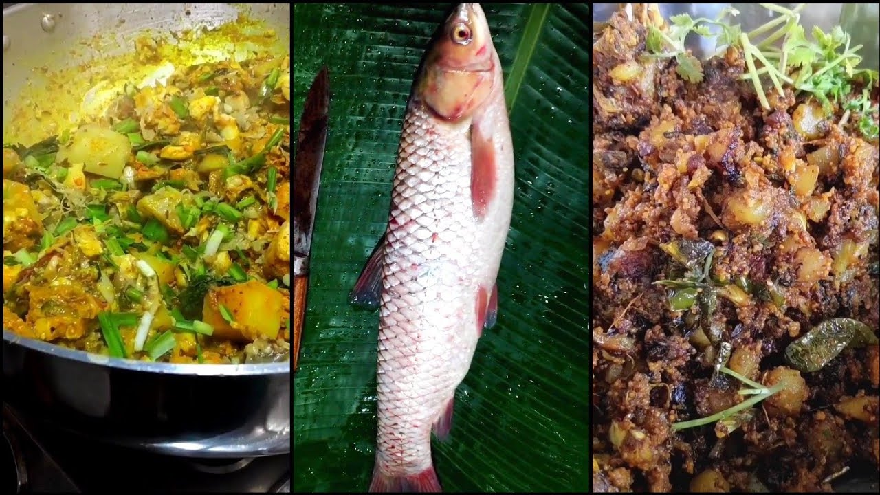 Grass carp fish curry with amazing makok maril knghou (Manipur Special ...