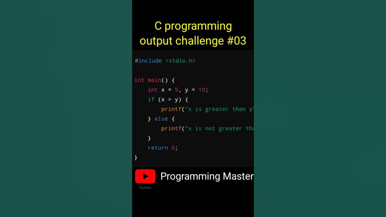 C Programming Challenge 03 Cprogramming Programing Programmingtutorial Programminglanguage