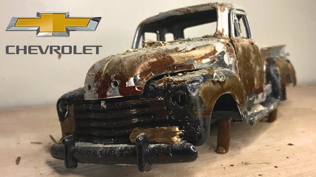 From a rust bucket to a beautiful car.Restoration Сhevrolet 1953 - YouTube