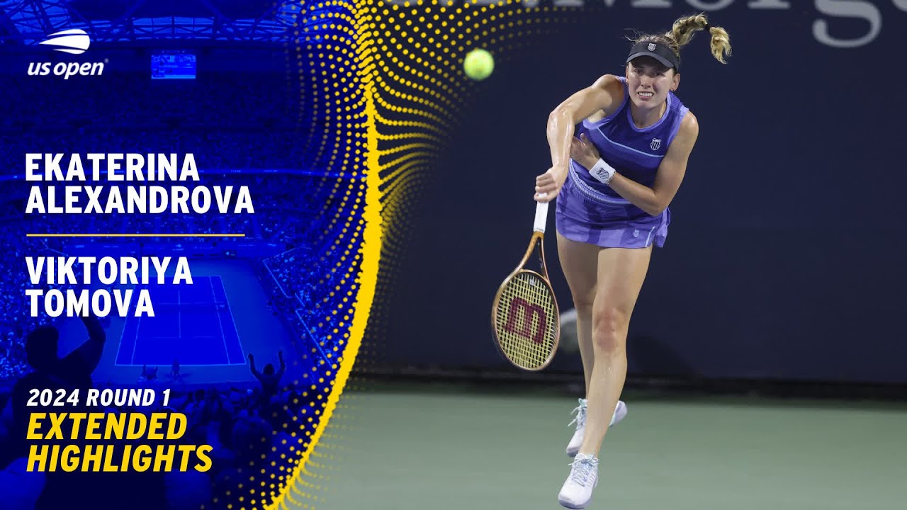 Ekaterina Alexandrova vs. Viktoriya Tomova Extended Highlights | 2024 ...