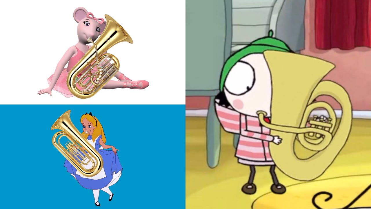 Angelina, Alice and Sarah playing the Tubas (for @stevegaspar4089 and ...