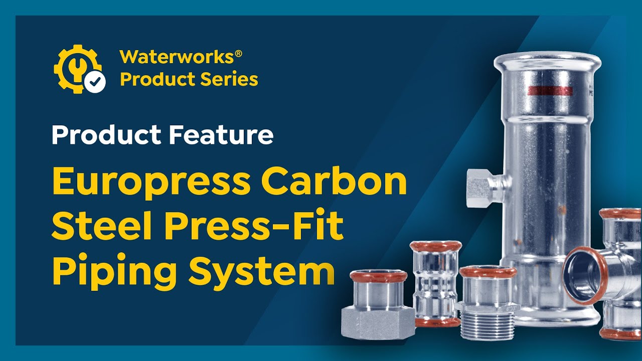 Europress Carbon Steel Press-Fit Piping System Specifications - YouTube
