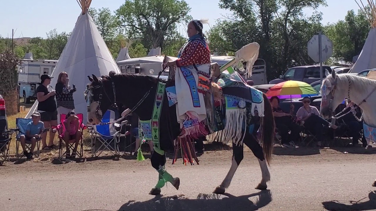2019 Crow Fair Horse Parade - YouTube