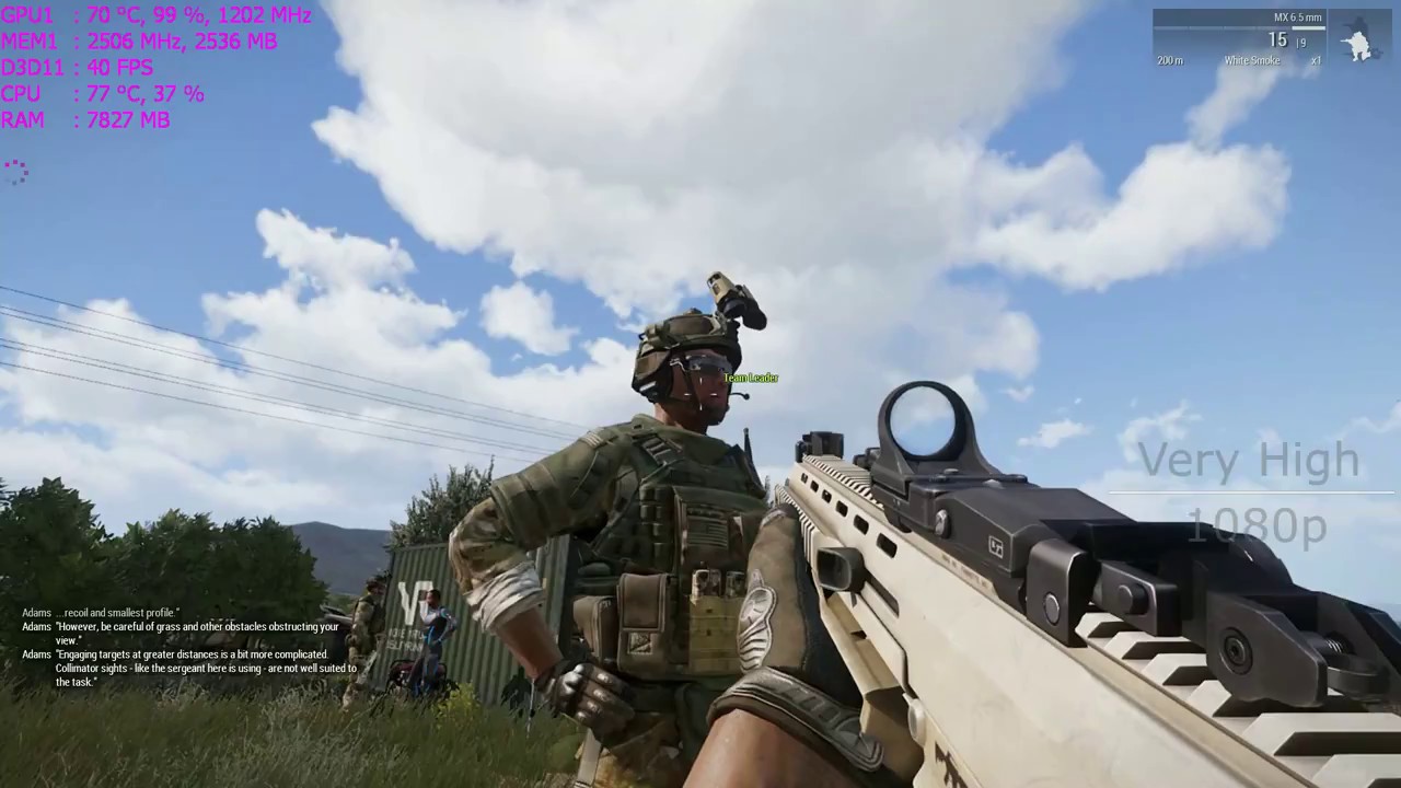 Arma 3 | GTX 960M | Ultra Settings - YouTube